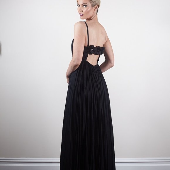 Prada | Dresses | Prada Black Evening Gown | Poshmark